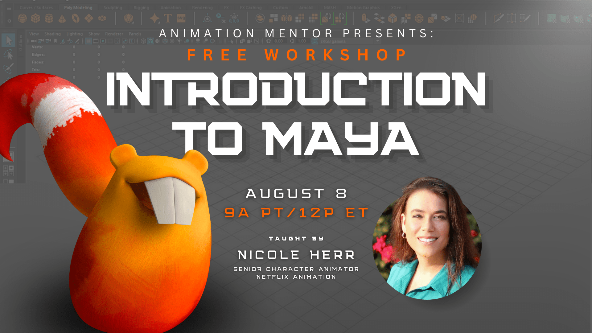 Free Workshop: Introduction to Maya
